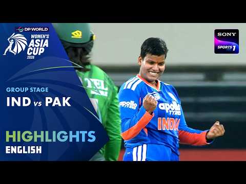 India W vs Hong Kong W | English | Highlights | DP World Women’s Asia Cup 2026