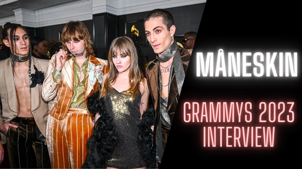 Måneskin Interview at The GRAMMYs 2023 - "We Want To Spread A New Image ...