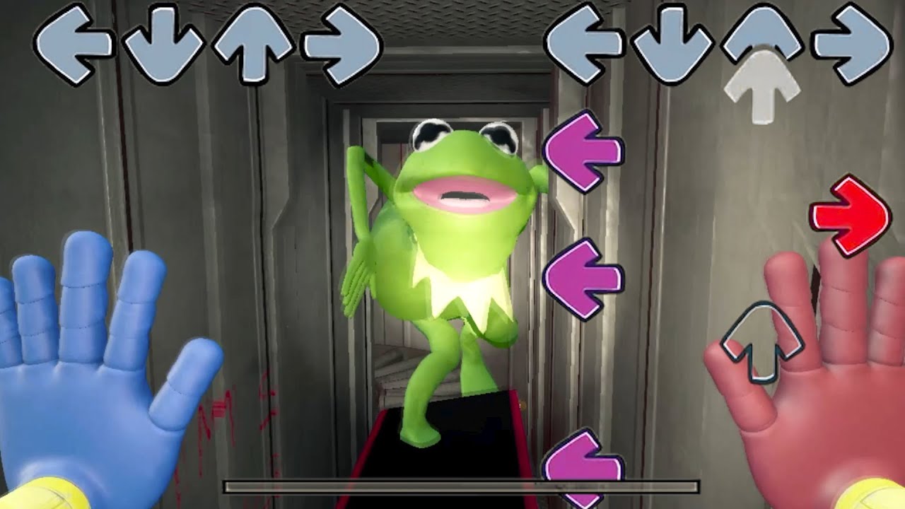 Playtime fnf be like Kermit The Frog in Poppy Playtime - YouTube
