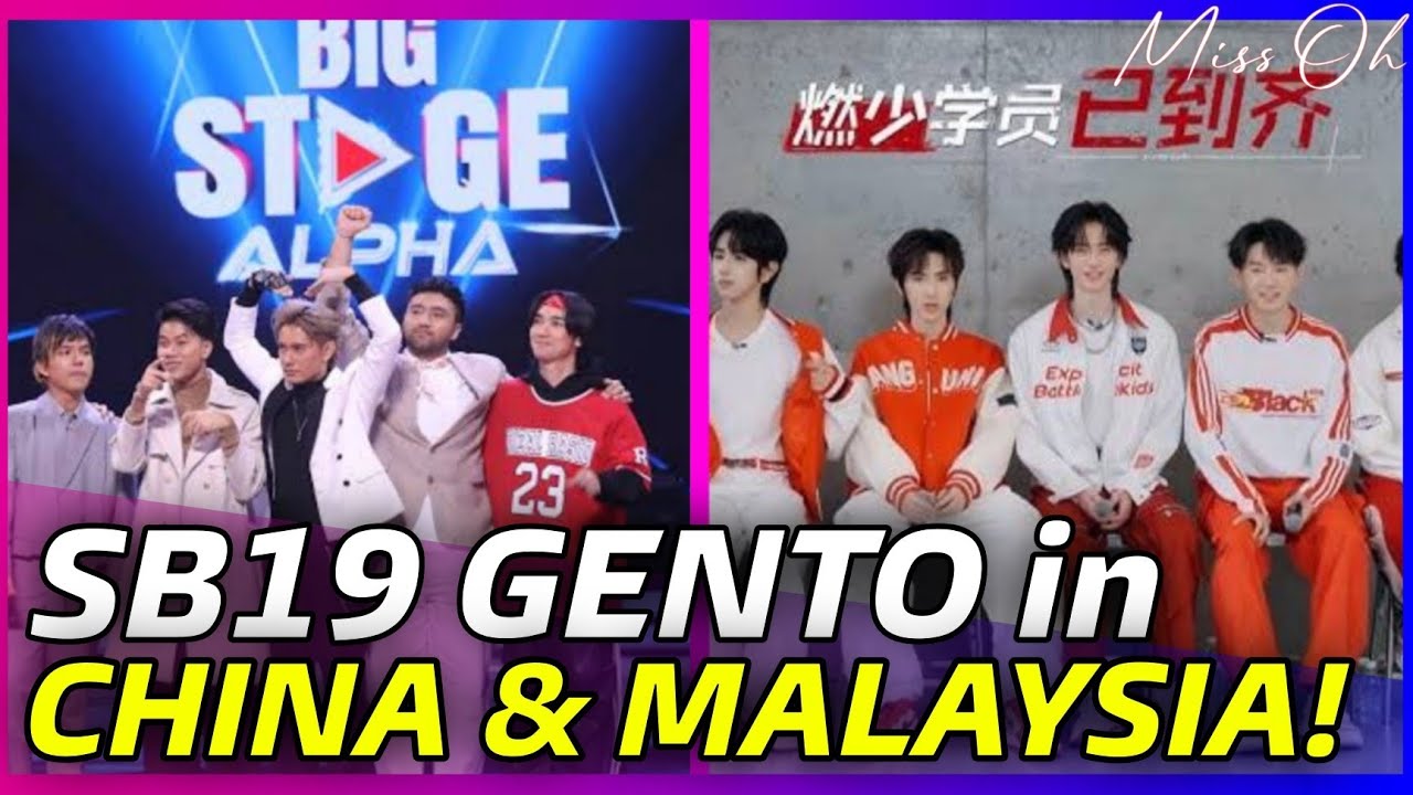 JUST WOW! SB19 GENTO in TWO ASIAN MUSIC SHOWS: MALAYSIA Big Stage and ...
