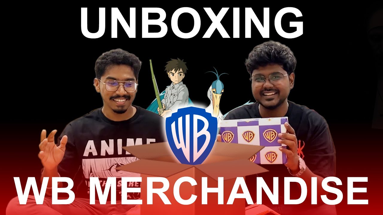 Unboxing WB Official Merchandise | The Boy and The Heron special - YouTube