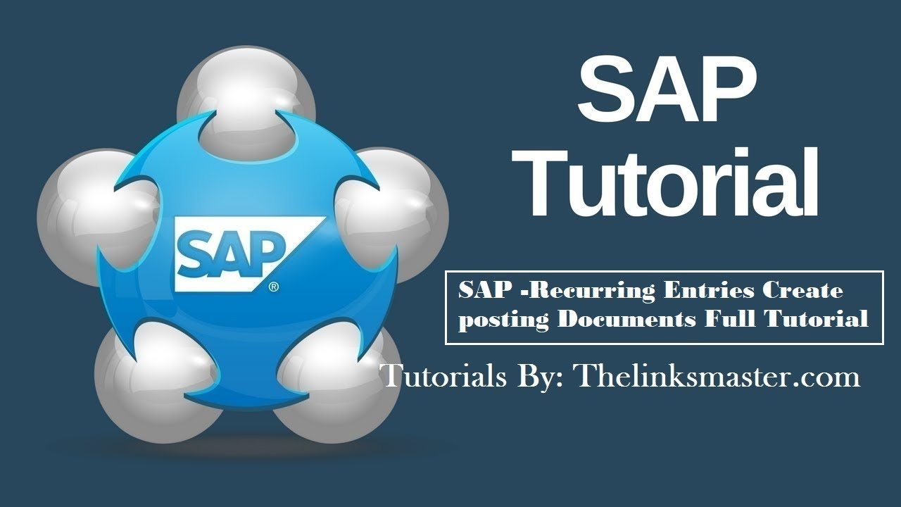 SAP -Enter Recurring Entry & Enter Recurring Entry Add Vendor Item ...