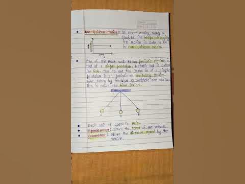 Class 7 || Science Chapter 13 || Motion And Time|| Notes || #study_k ...