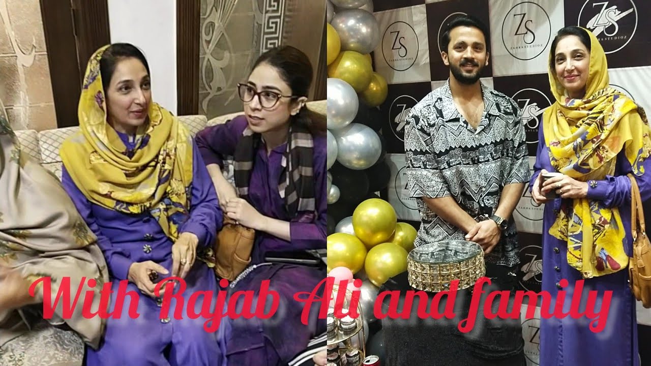 Meet Up With Rajab Ali And Family ||At Zahra's Studio Opening Ceremony ...