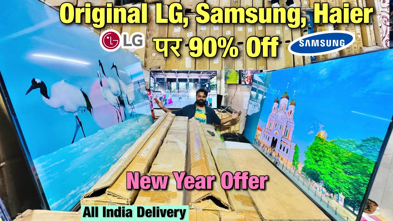 Original Lg, Samsung, Haier पर 90%Off only ₹5500/-में Branded LED TV ...