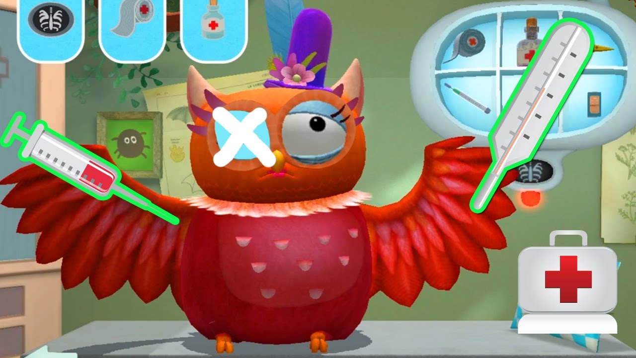 Little Fox Animal Doctor Care Fun kids learning games - YouTube