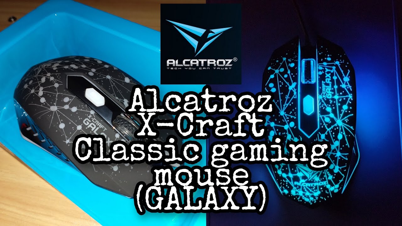 UNBOXING | Alcatroz X-Craft Classic | GALAXY Gaming Mouse 2400 CPI 4 ...