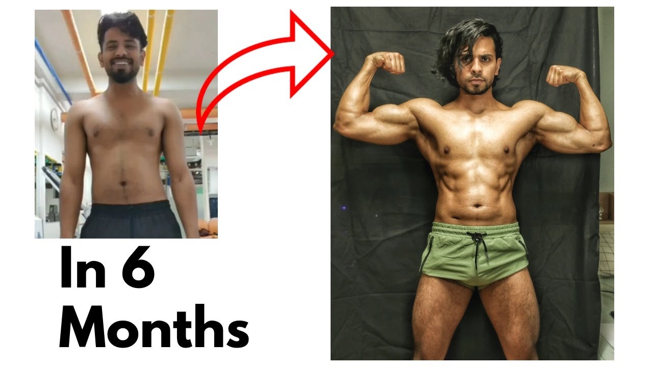 6 MONTHS CRAZY NATURAL BODY TRANSFORMATION | Skinny to Fit | Ashok Fit | #bodytransformation ...