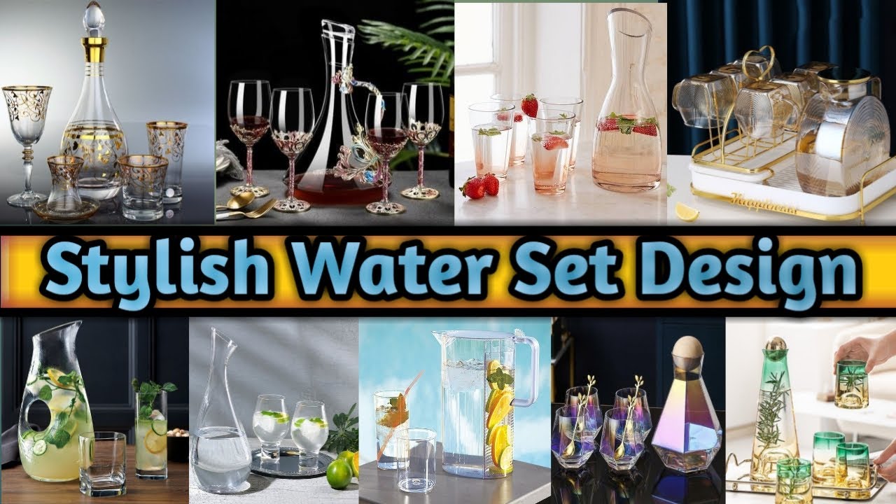 Stylish Water Set Design| jug & glass collection 2023 @uniquefashion881 ...
