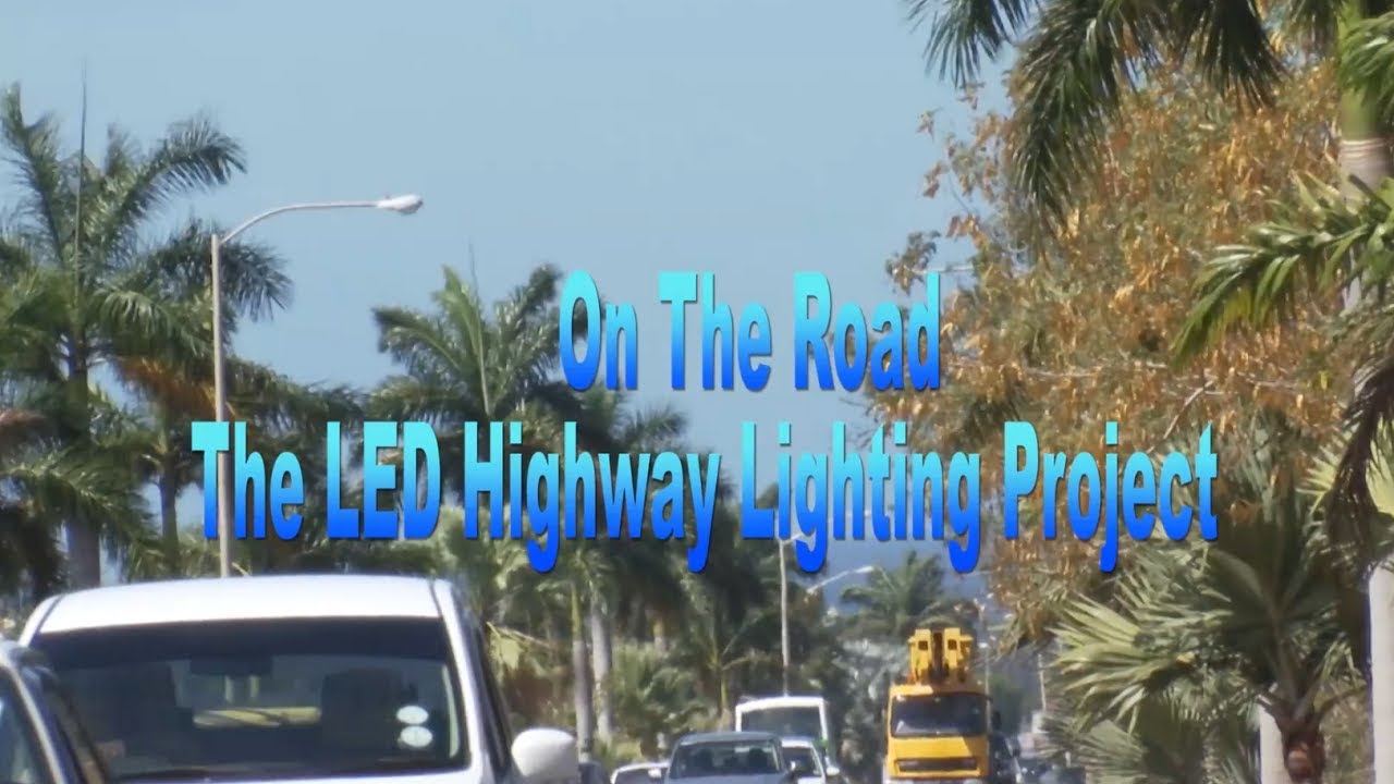 On the road The LED Highway Lighting Project - YouTube