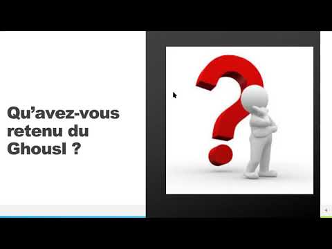 La Purification - cours 4 : Ablution sèche, purification des vêtements ...