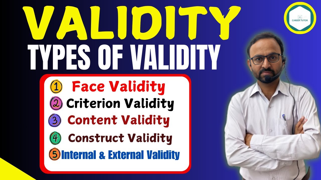 Validity || Types of Validity || Research Aptitude || UGC NET Paper 1 ...