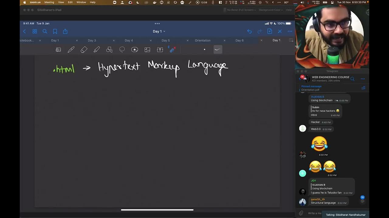 Day 1 HTML & CSS Rendering Frontend - YouTube