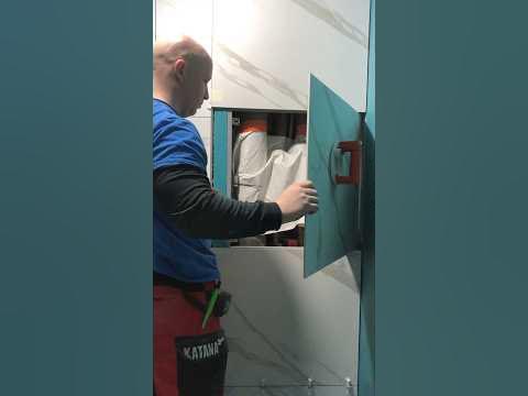 Скрытый люк для плитки - YouTube