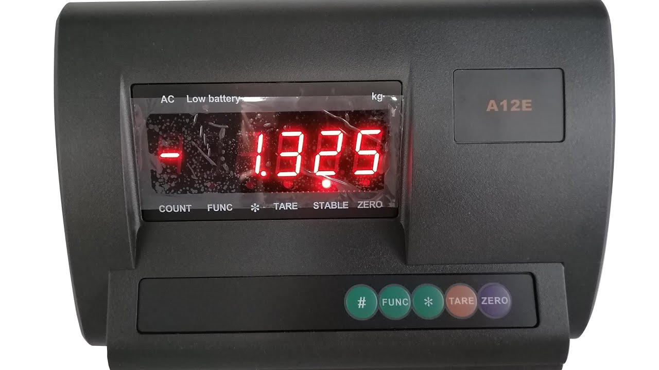 XK3190-A12E Weighing indicator with RS232 interface YAOHUA A12E LED ...
