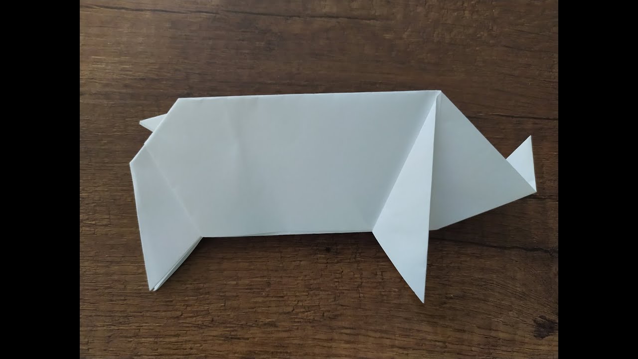 Reto 1 Origami - Cerdito - YouTube