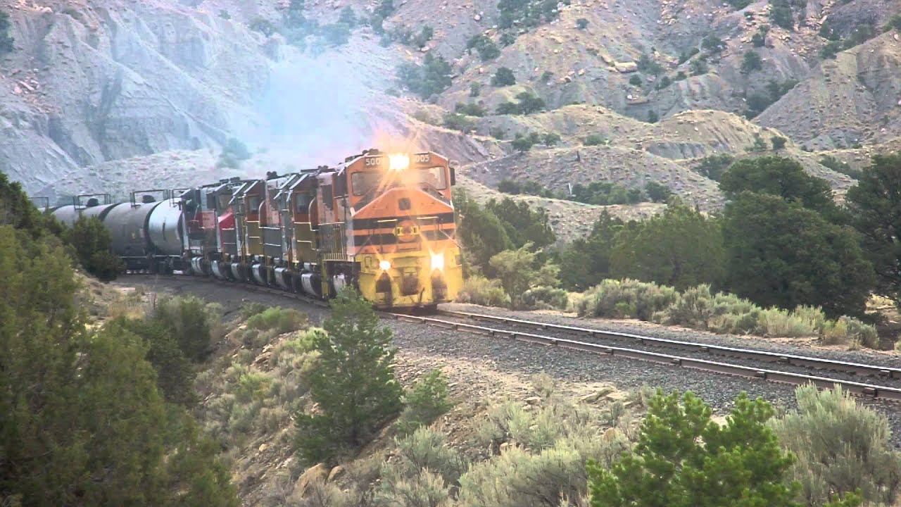 Utah railway tank car move - YouTube