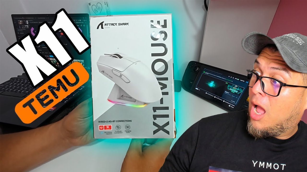 UNBOXING del mouse gamer de TEMU: Attack Shark X11 🔥 - YouTube