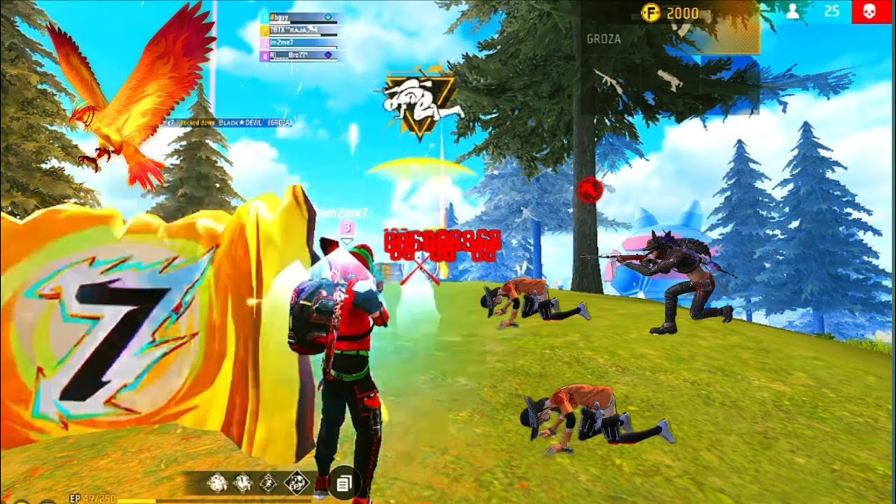 Epic Free Fire Gameplay BR Battle Top Kills and Plays Free Fire BR ...