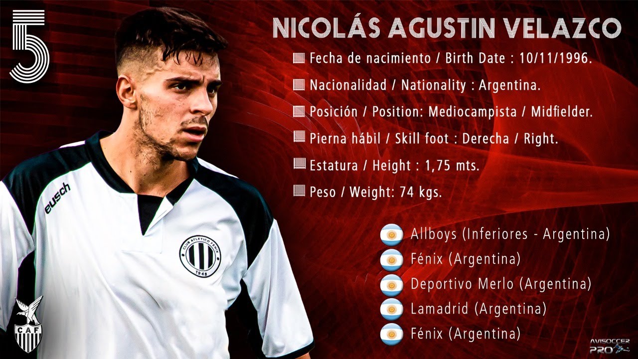 Nicolas Velazco #5 // Mediocampista - Midfielder // Fenix 2022 - YouTube