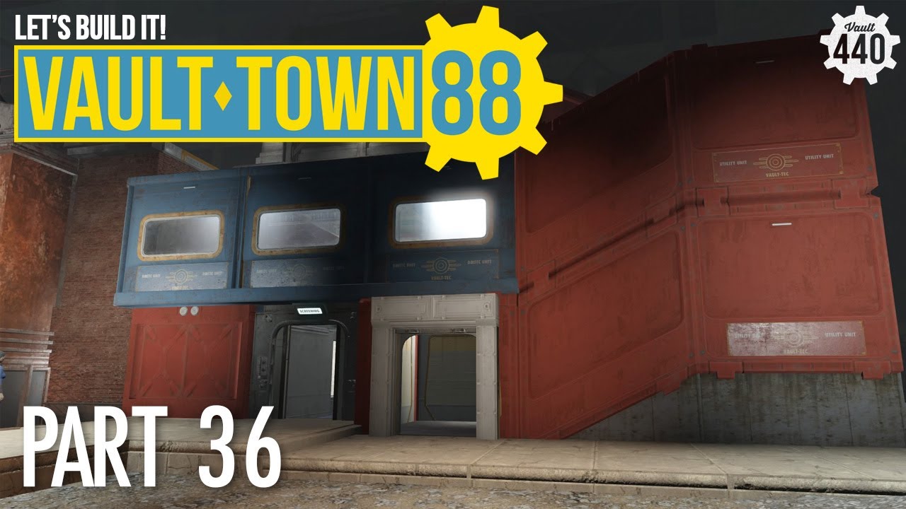 LETS BUILD IT! - Vault Town 88 - part 36 - (Fallout 4/PS4/MODS) - YouTube