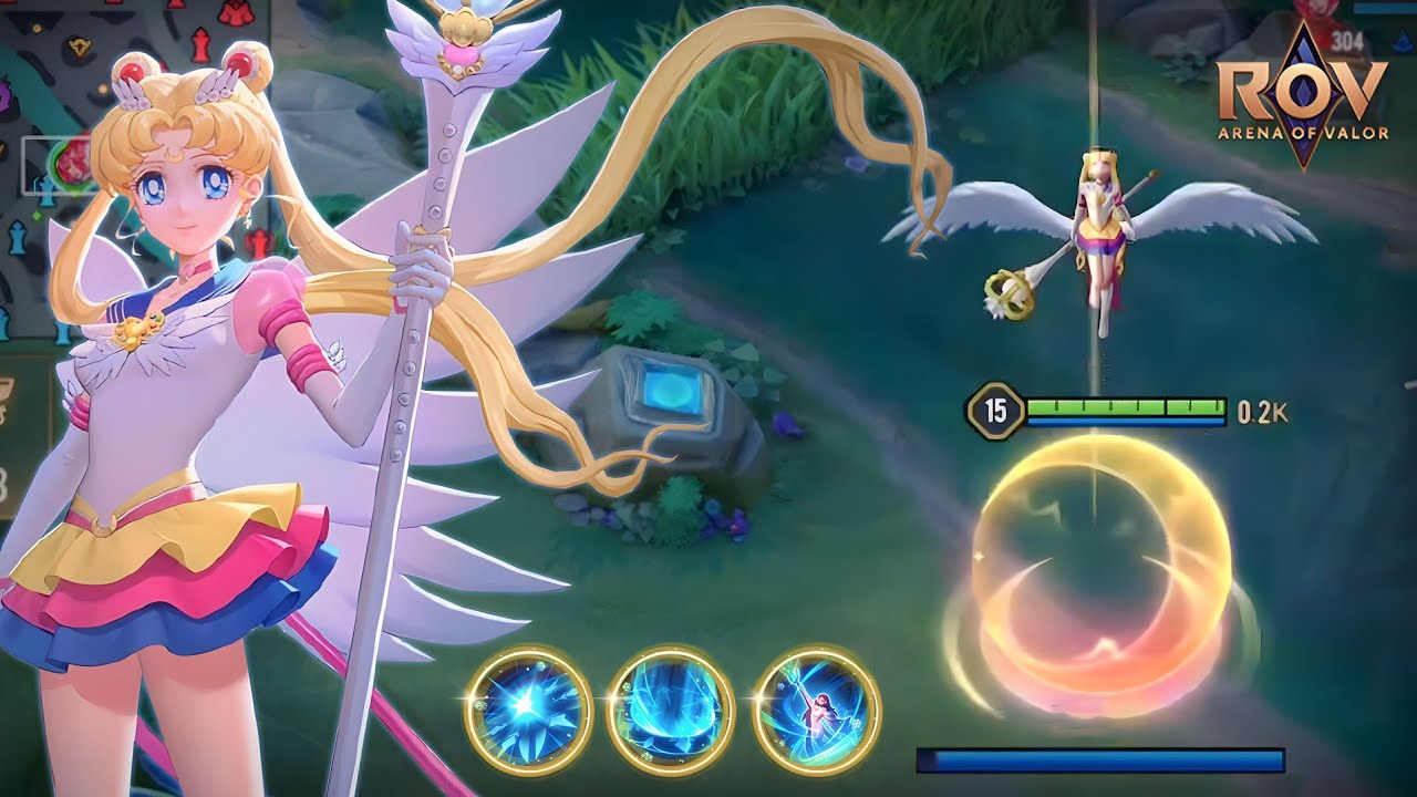 RoV : SKIN Sailor Moon | เตียวเสี้ยน Effect Skill [4K] - YouTube