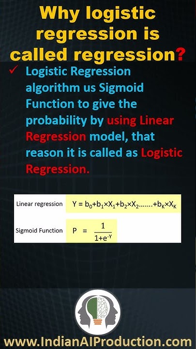 #101 Why Logistic Regression is called regression | Data Science | ML Interview Question - YouTube