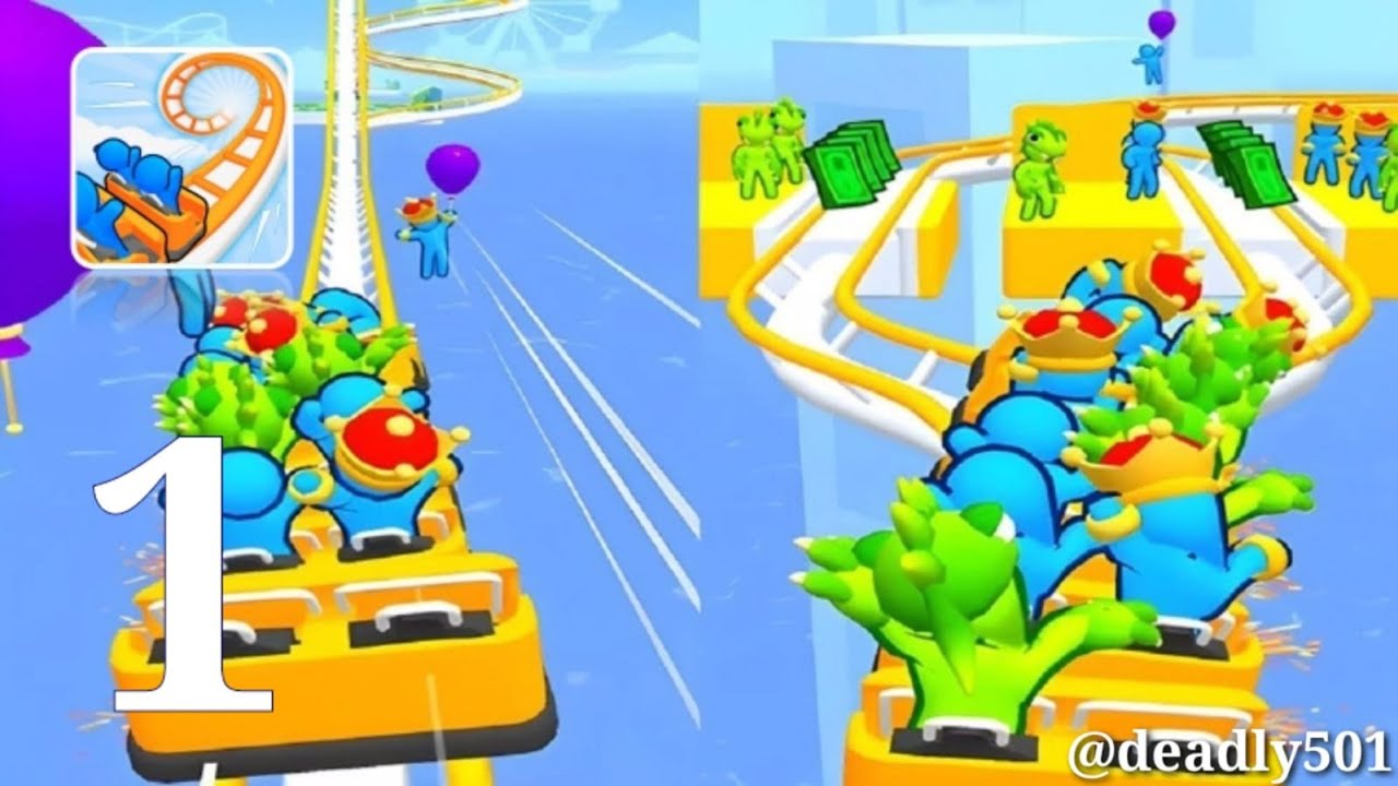 Runner Coaster - Gameplay Walkthrough Part 1 - Casual Game To Play (iOS ...