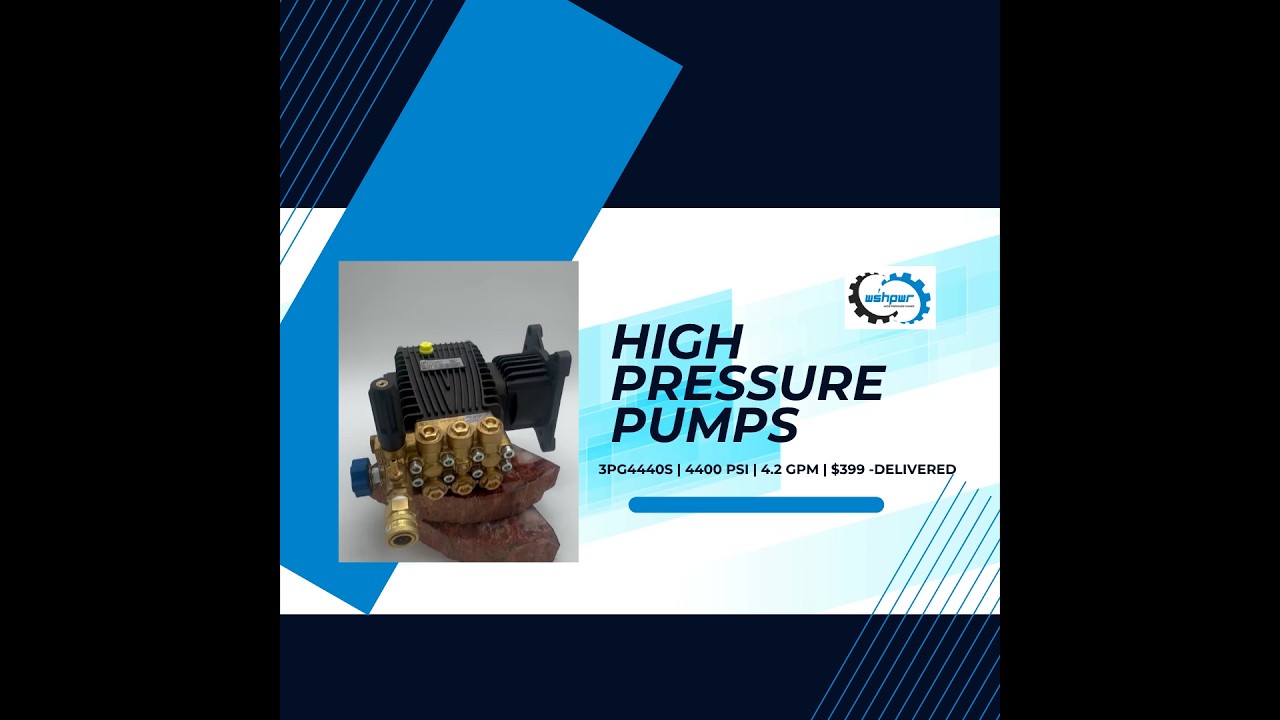 3PG4440S — Bertolini Ready-to-Run Pump Package | 4400 PSI | 4.2 GPM ...