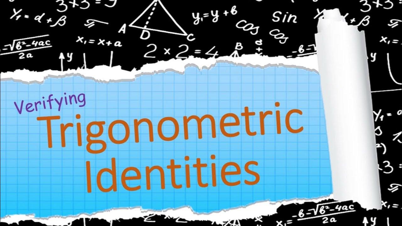 Verifying Trigonometric Identities | Pre-calculus | Melmath360 - YouTube