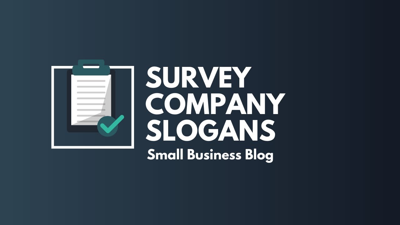 Best Survey Company Slogans & Taglines - YouTube