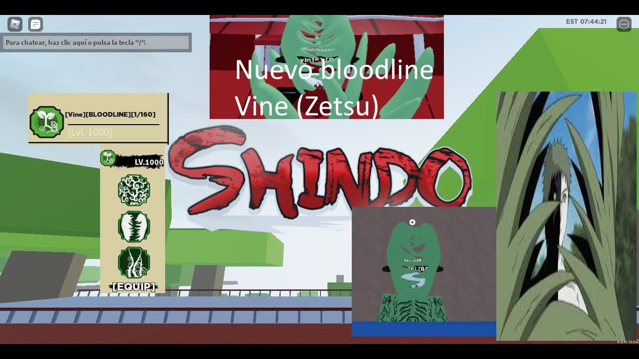 Show case del bloodline vine( Zetsu) shindo life | Roblox - YouTube