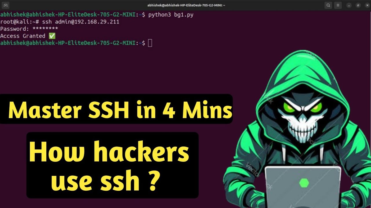 SSH Explained in Hindi How Hackers Use SSH ? Master SSH in 5 Mins - YouTube