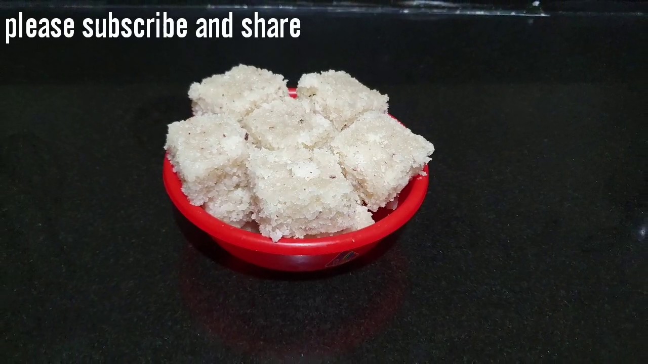 Recipe 54 : Coconut Burfi | Thengai Burfi | Thengai Burbi - YouTube