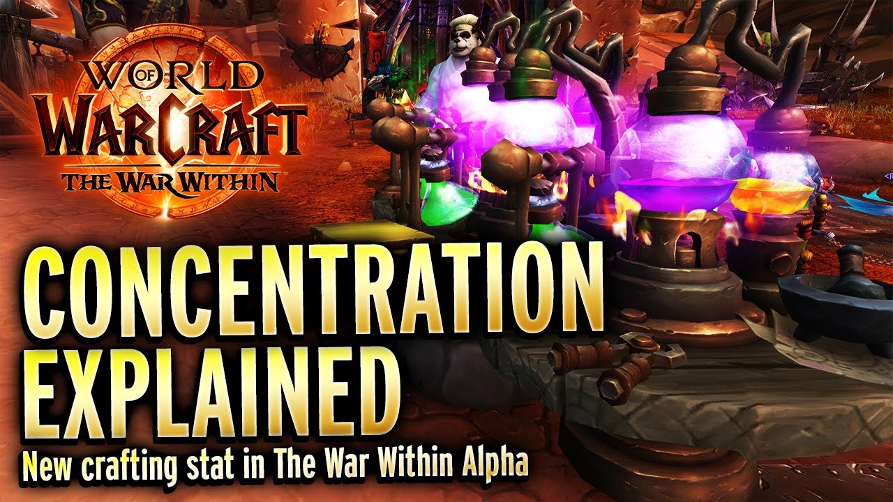 Concentration, New Stat That Fixes Crafting In The War Within? - Alpha Feedback - YouTube