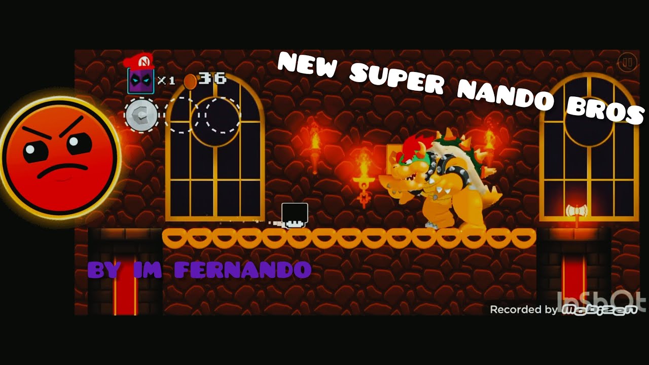 New Súper Nando Bros All Coins BY IM FERNANDO #geometrydash - YouTube