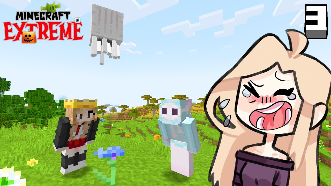 NETHER + HAPPY GHAST ?! MC EXTREME JOUR 3 - YouTube
