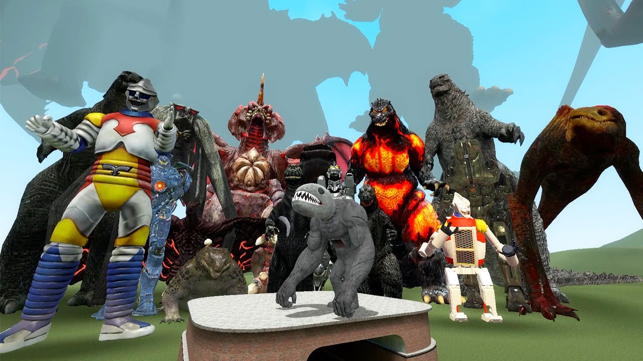 Behemoth Builders NEXTBOTS! VS Kaijus in Garry's Mod - YouTube