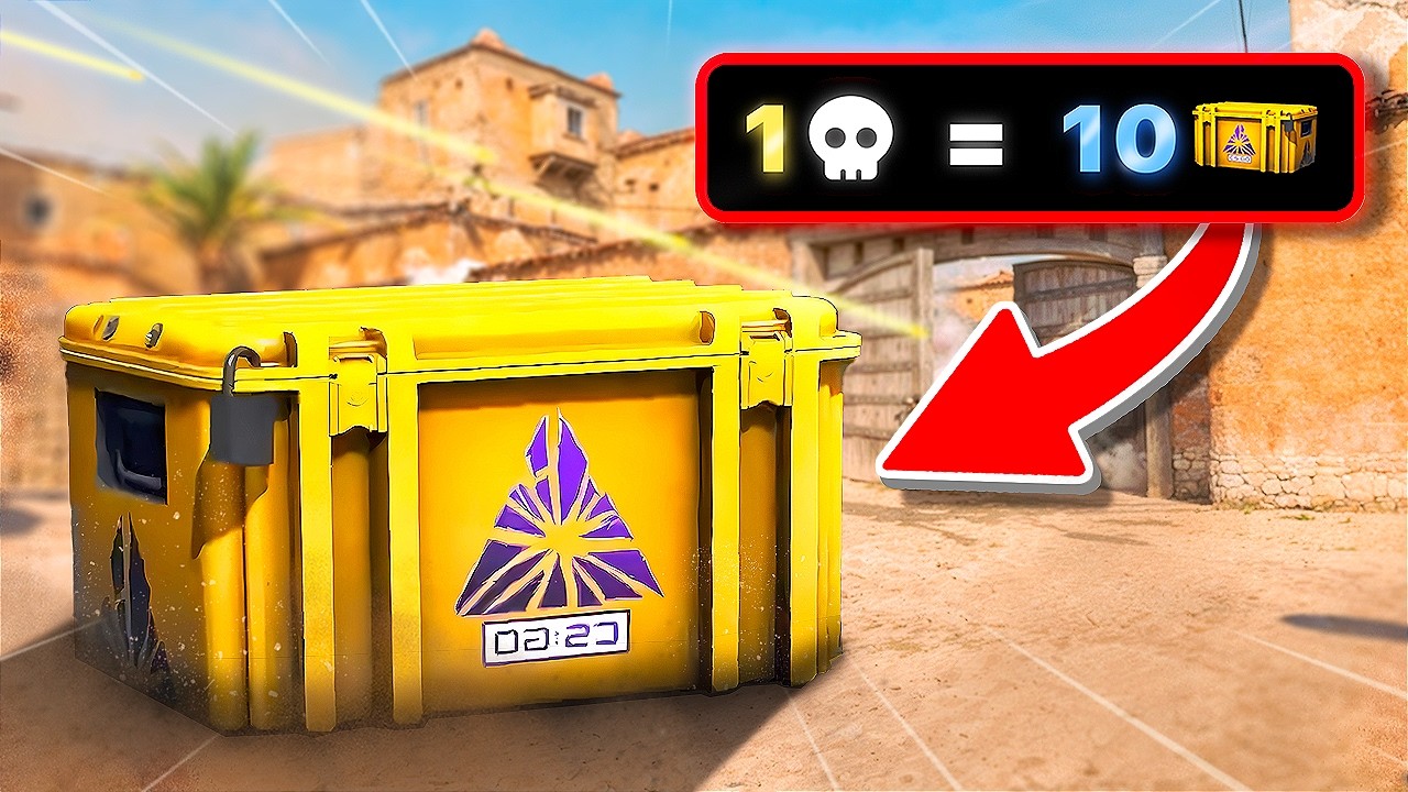 1 DEATH = 10 CASES IN CS2 (my luckiest video ever) - YouTube