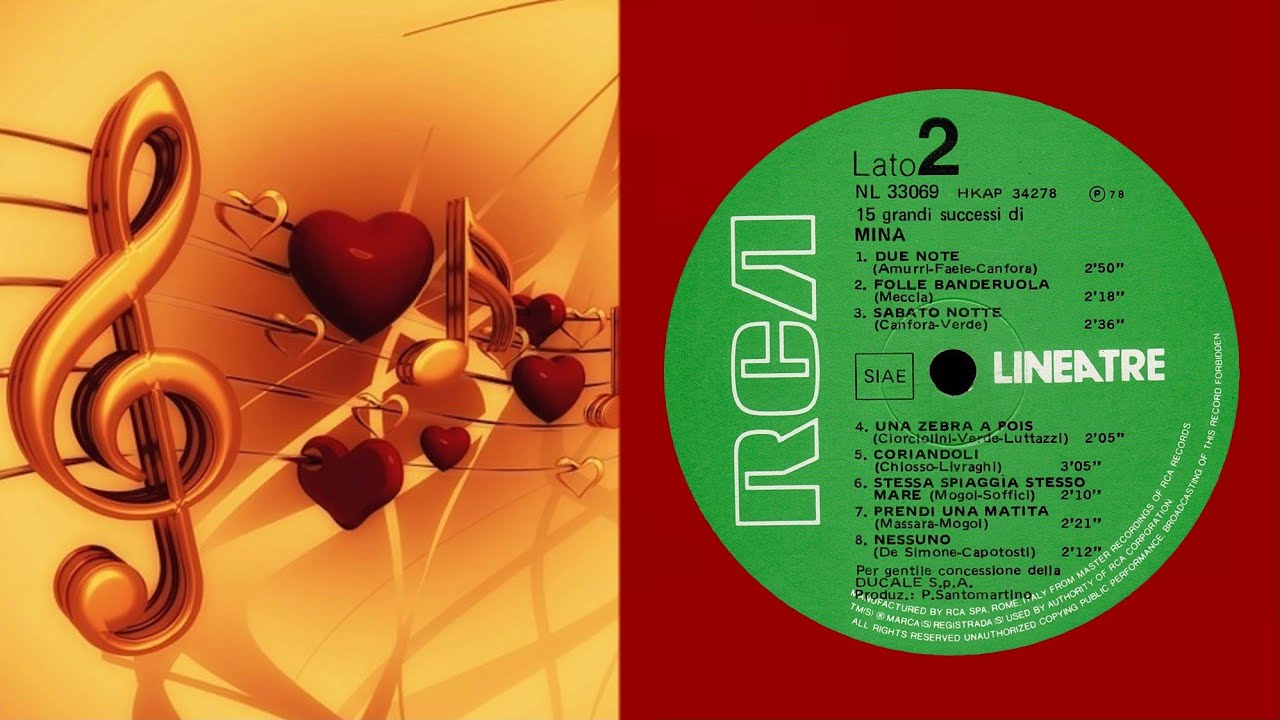 Mina - Due note - YouTube