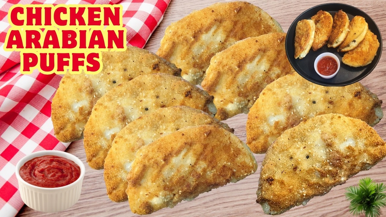 Crispy Fried Arabian Puffs | Unique Dough Recipe | Food Magic With ...