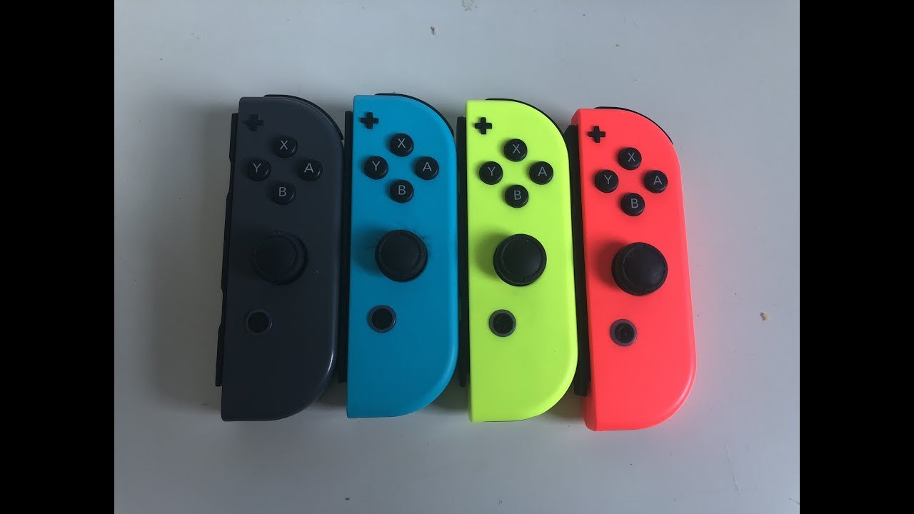 Neon Yellow (L and R) Joy-Con Pair Unboxing - YouTube