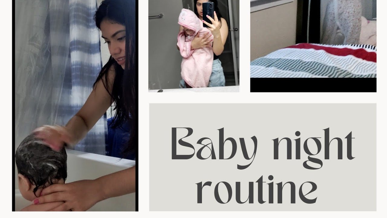 baby night routine 💖 - YouTube