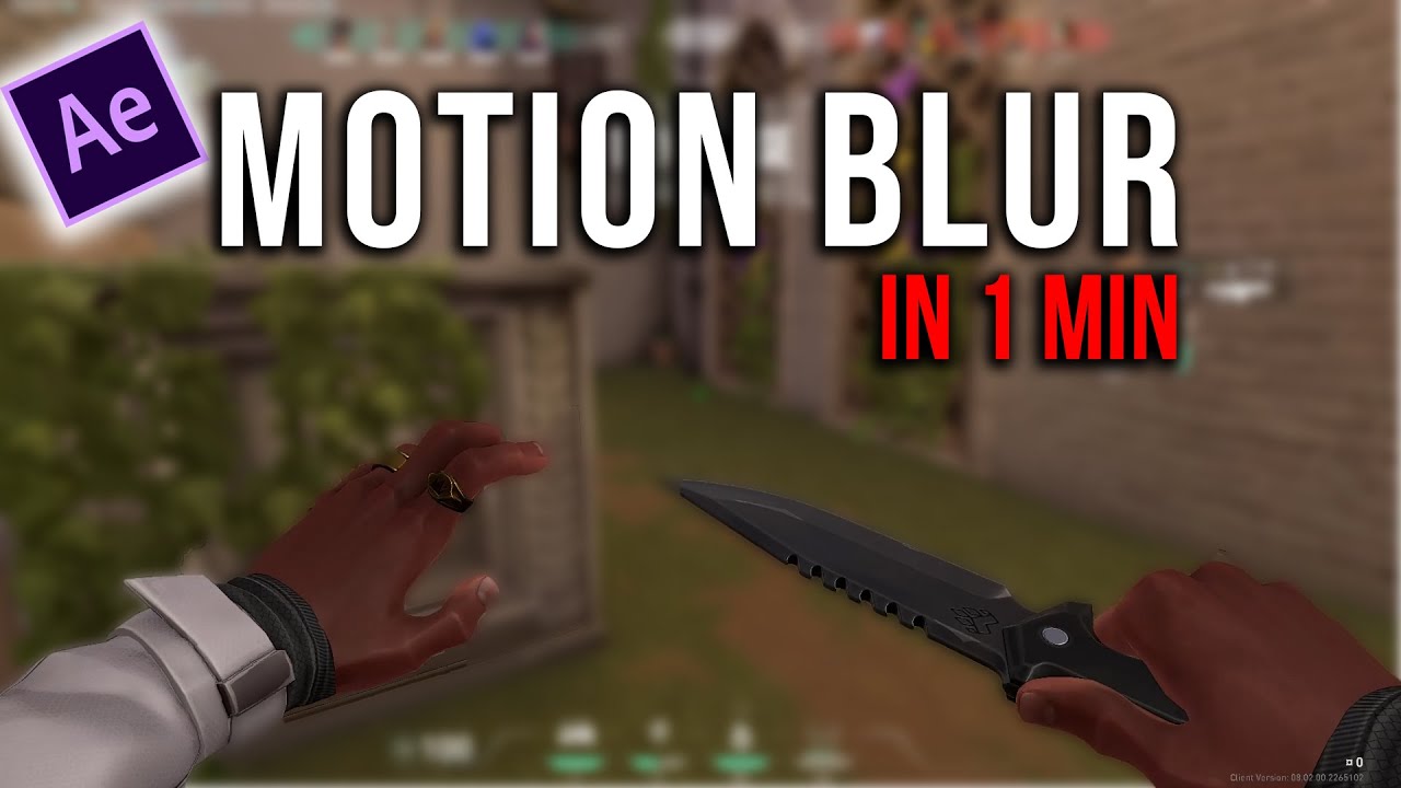 Add Motion Blur In Gaming Videos In Adobe After Effects - YouTube