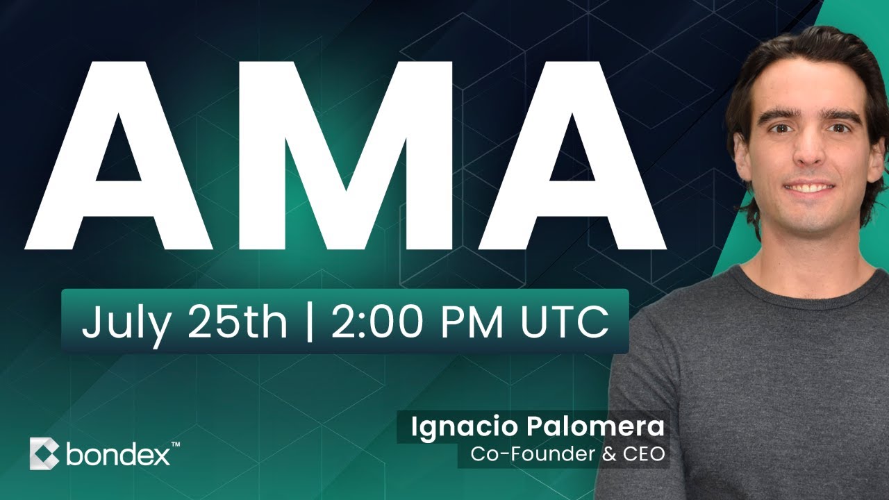 Community AMA with Bondex CEO - Ignacio Palomera - YouTube
