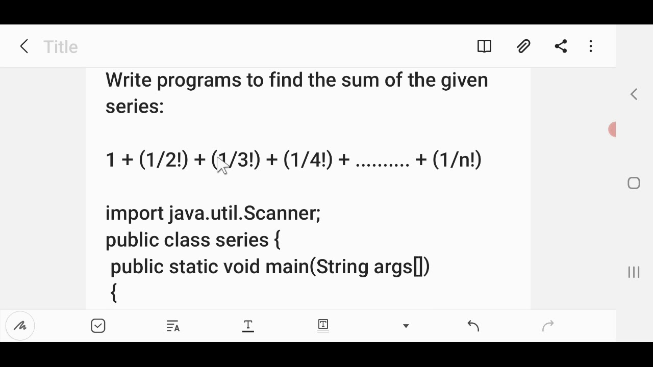 Sum Of The Series 1 1 2 1 3 1 4 1 n
