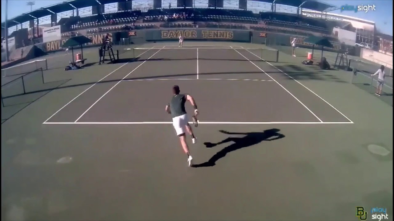 College Tennis - Andrea Bolla (ASU) vs Sven Lah (Baylor) - YouTube