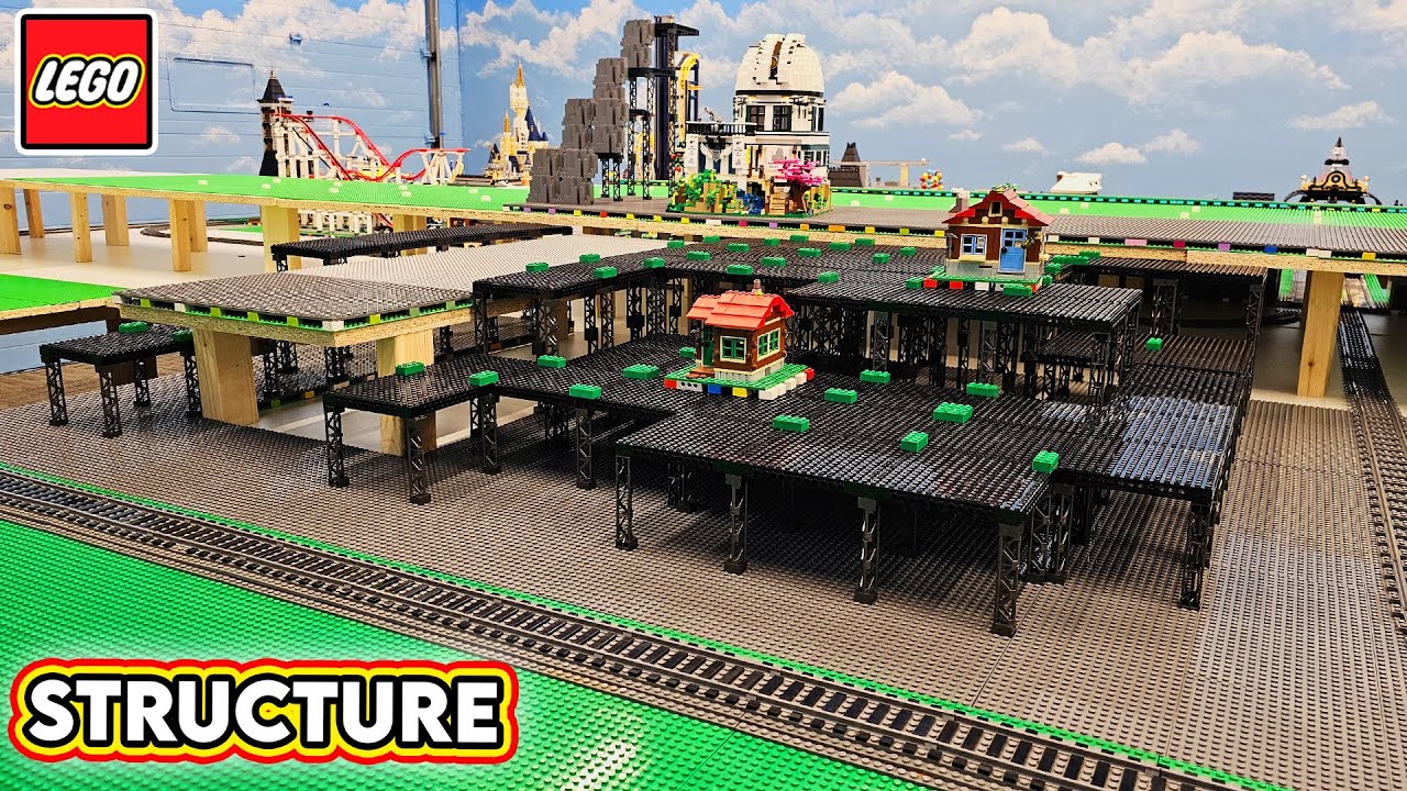 LEGO City Mountain Skeleton Structures | Platforms for Tunnels | What's ...