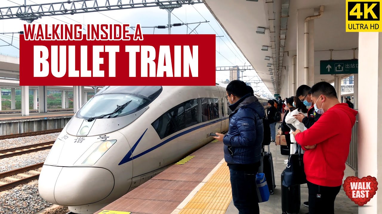 【Hunan 4K】Inside A BULLET TRAIN | China After COVID Crisis | 高铁 - YouTube