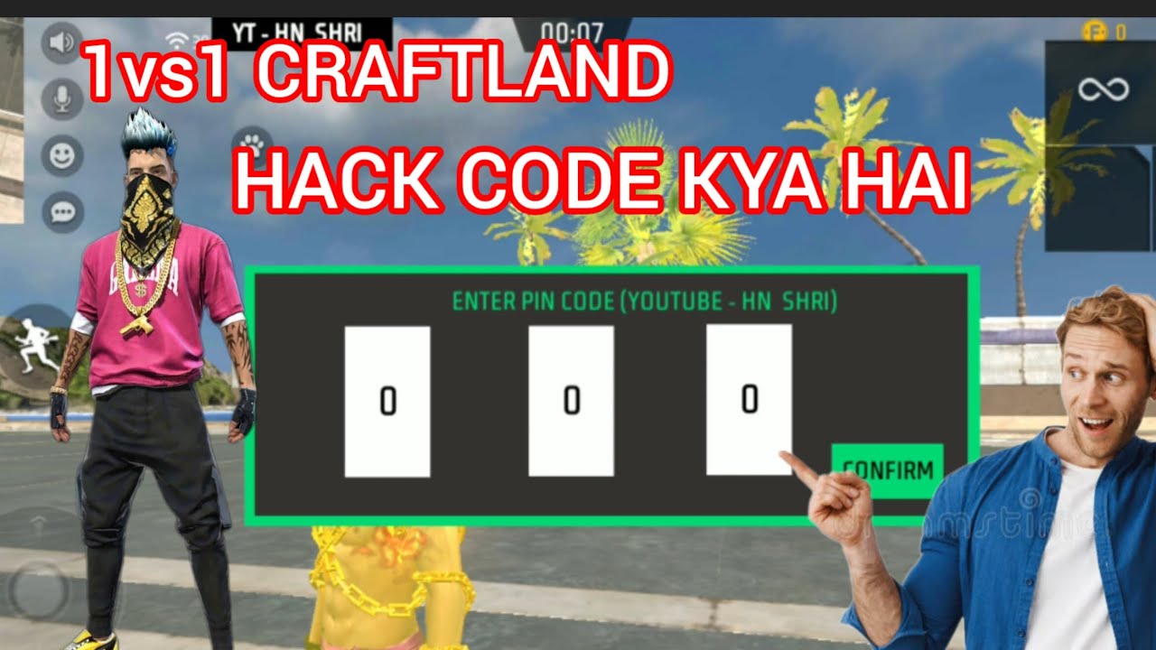 Free Fire 2vs2 Craftland Map Ka Headshot Hack Code Kya Hai ⁉️ Craftland Hack Code ️ Craftland 🔑 ...